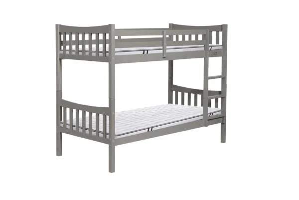 Solid Pine Twin Bunk Bed – ZGEN FURNITURE